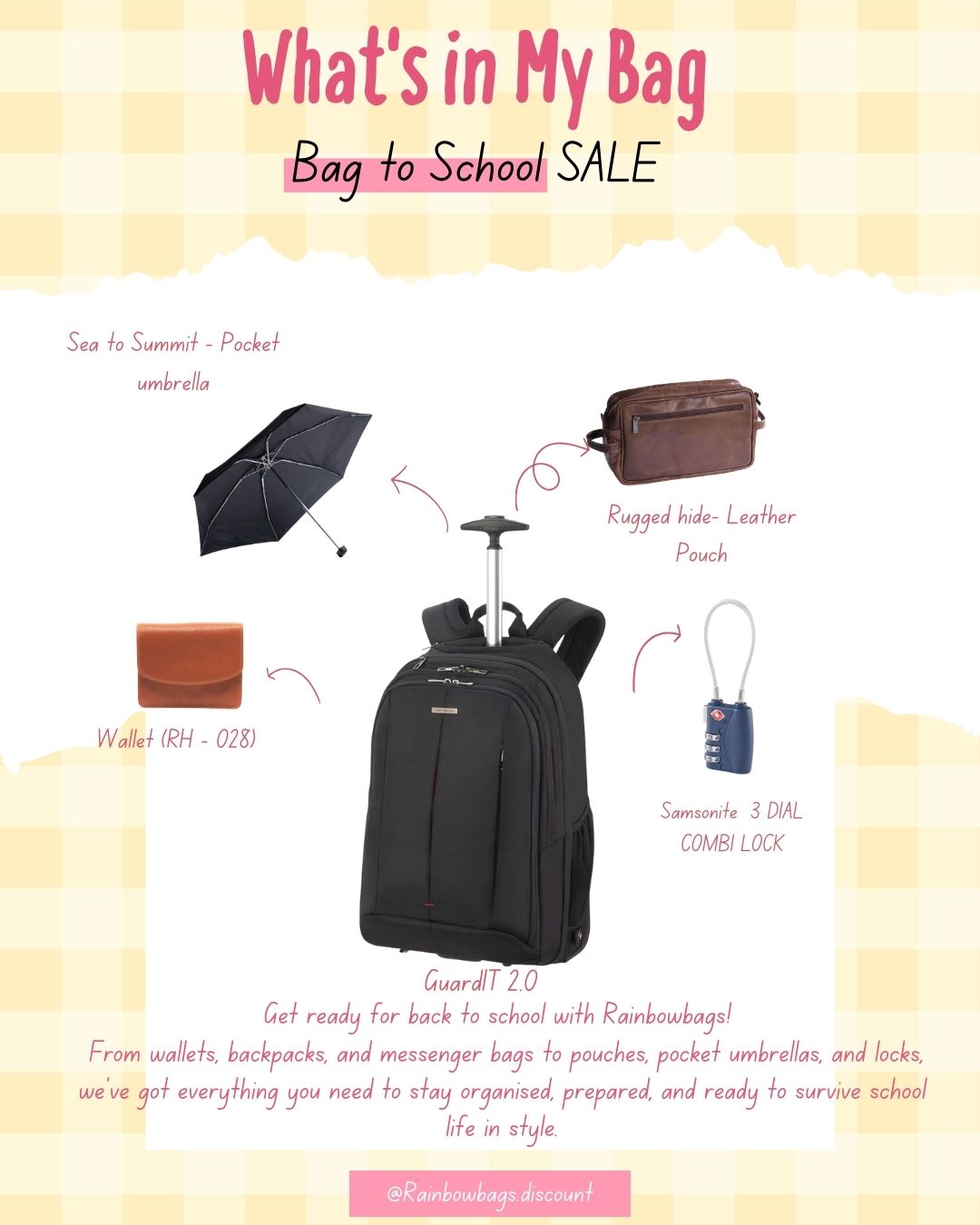 Back to School Samsonite Backpack – The Perfect Laptop Backpack for St ...