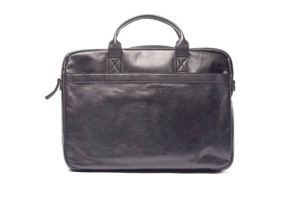 Rugged Hide Henry | Professional Leather Business Brief Bag – Rainbow Bags